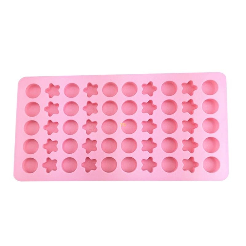 Yu แม่พิมพ์ฟองดองซิลิโคน 50 หลุมช็อกโกแลต Moulds Candy Mould Star ทรงกลม | Shopee Thailand