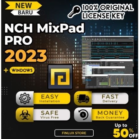 [พร้อมส่ง]NCH MixPad v10.41 Serial Key Latest 2023 For Windows | Shopee ...