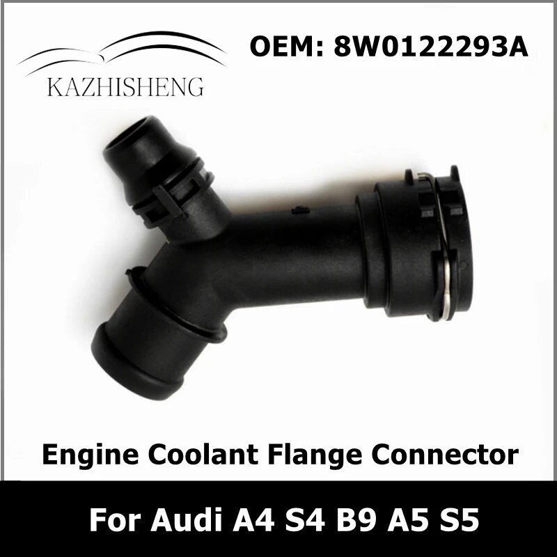 KA 8W0122293A 2.0 Petrol Engine Coolant Hose Pipe Flange Connector for ...