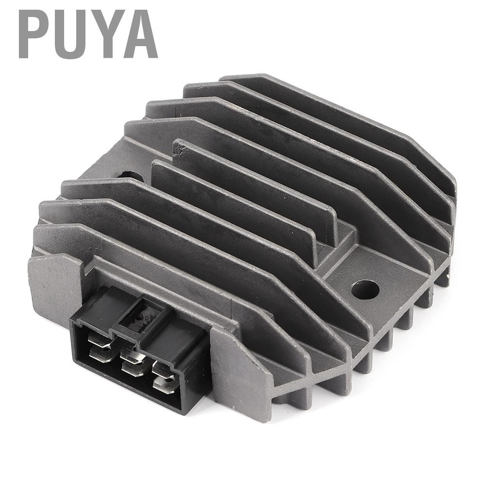 Puya 6Pin Motorcycle Voltage Rectifier Aluminium Alloy Regulator Fit ...