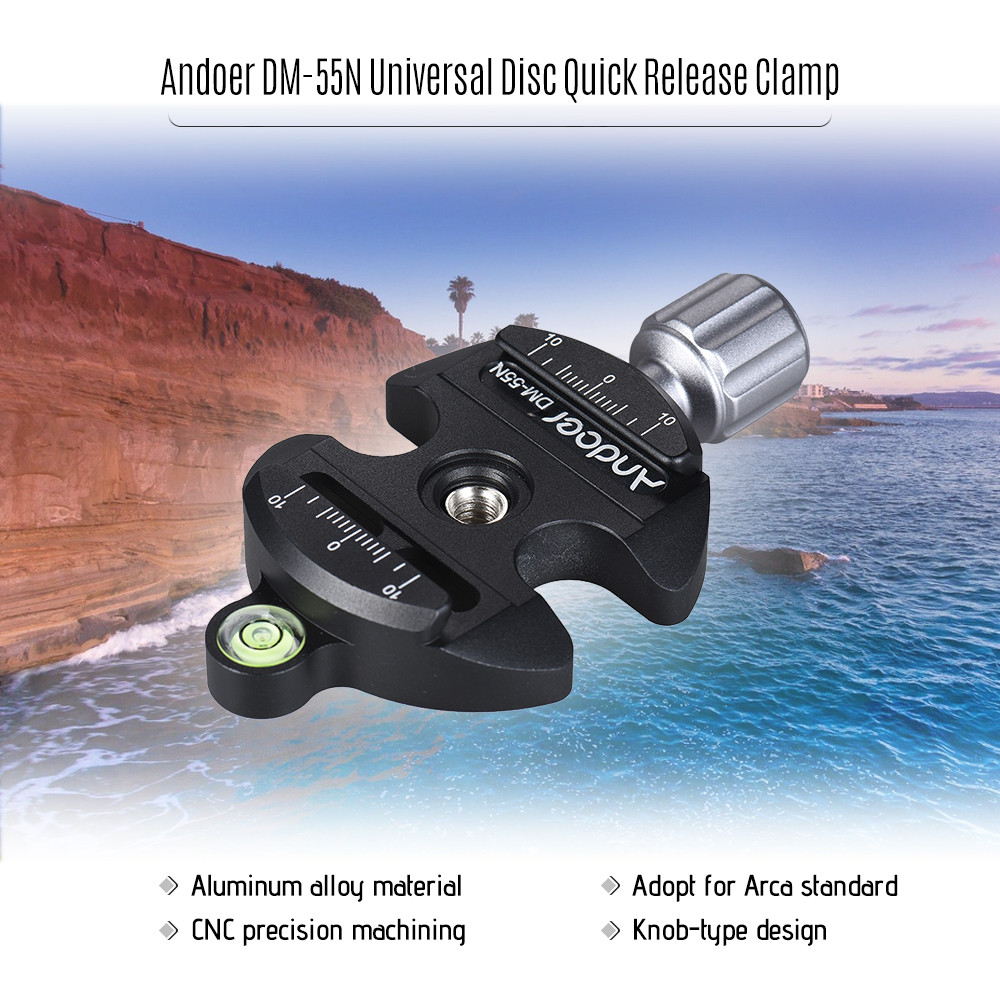 Andoer DM-55N Professional Universal Disc อลูมิเนียม Quick Release ...