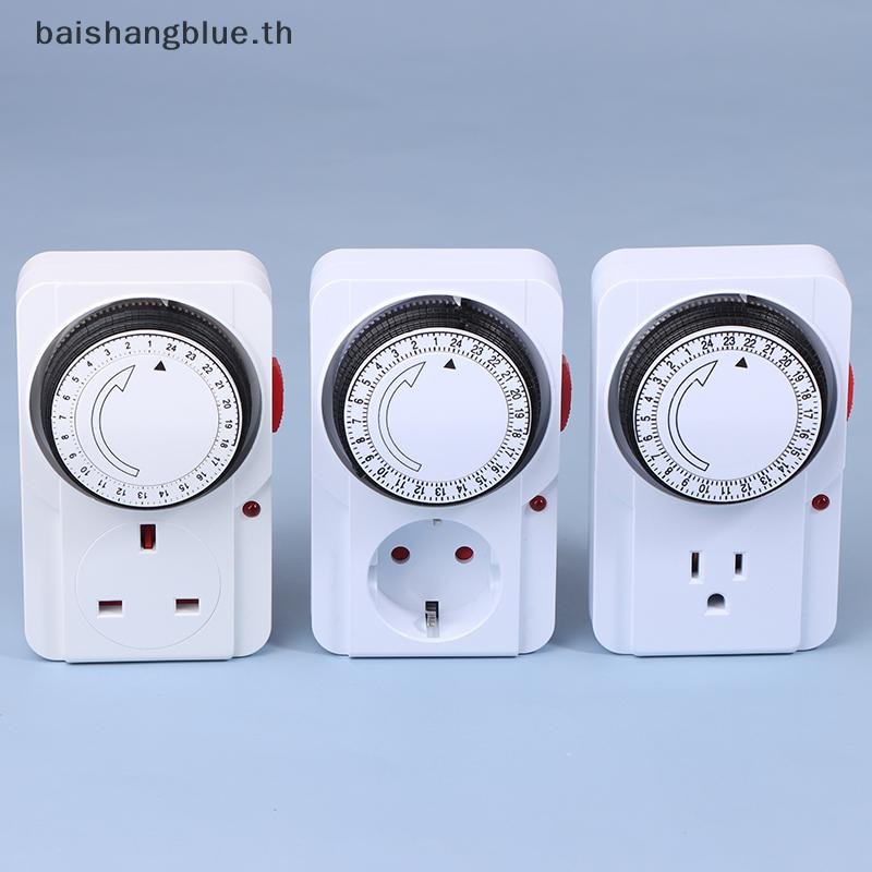 Pre 24 ชั่วโมง Cyclic Timer Switch Kitchen Timer Outlet Universal Timing Socket Mechanical Timer ...
