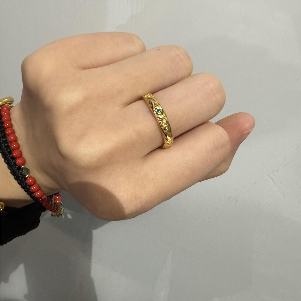 2025 สไตล์ใหม่ {แหวน Nezha} Nezha Qiankun แหวนแหวน 925 เงินสเตอร์ลิง ...