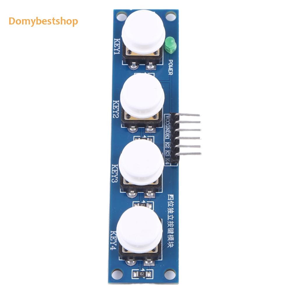 โมดูลปุ่มสัมผัสปุ่มอิสระ 4 ปุ่มพร้อมโมดูลปุ่มกดหมวกสําหรับ Arduino ARM ...
