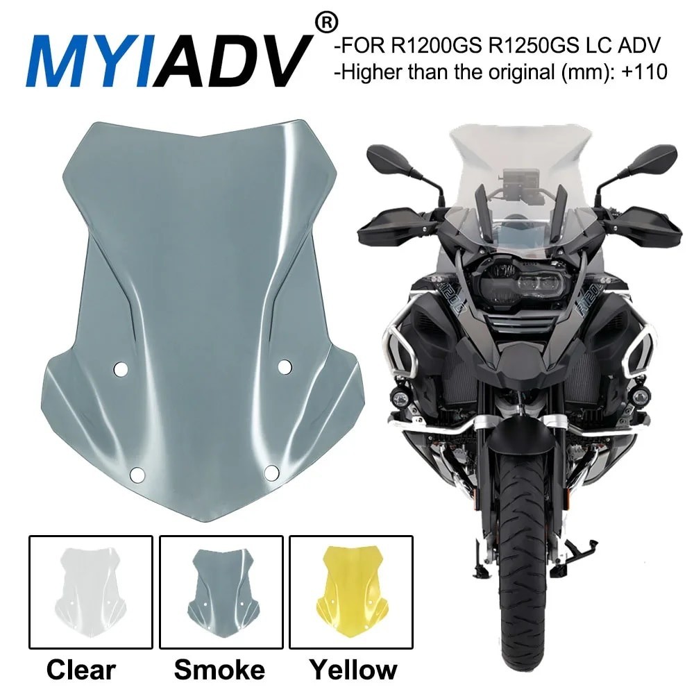 MY R1250GS Motorcycle Windshield For BMW R1200GS ADV LC Rallye ...