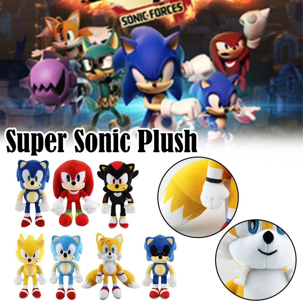 ตุ๊กตา Super Sonic The Hedgehog Super Sonic Tarsnak Hedgehog ของเล่น ...