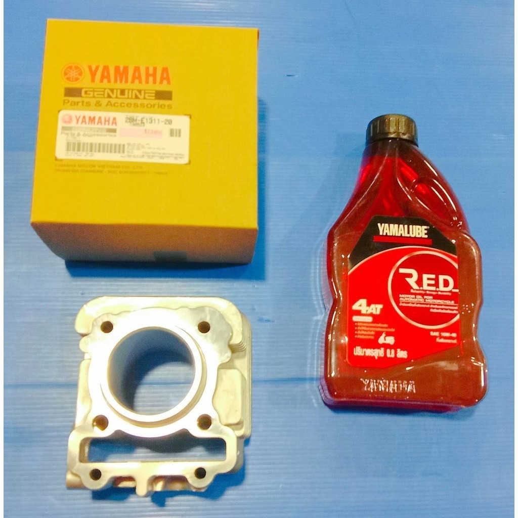 2BM-E1311-20/90793-AT425เสื้อสูบ+น้ำมันเครื่อง10w-40 0.8ATแท้YAMAHA Grand Filano Hybrid ปี2018 ...