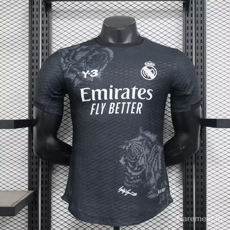 [Player Edition] เสื้อกีฬาแขนสั้น ลายทีม Real Madrid Y3 2024/25 คุณภาพสูง | Shopee Thailand