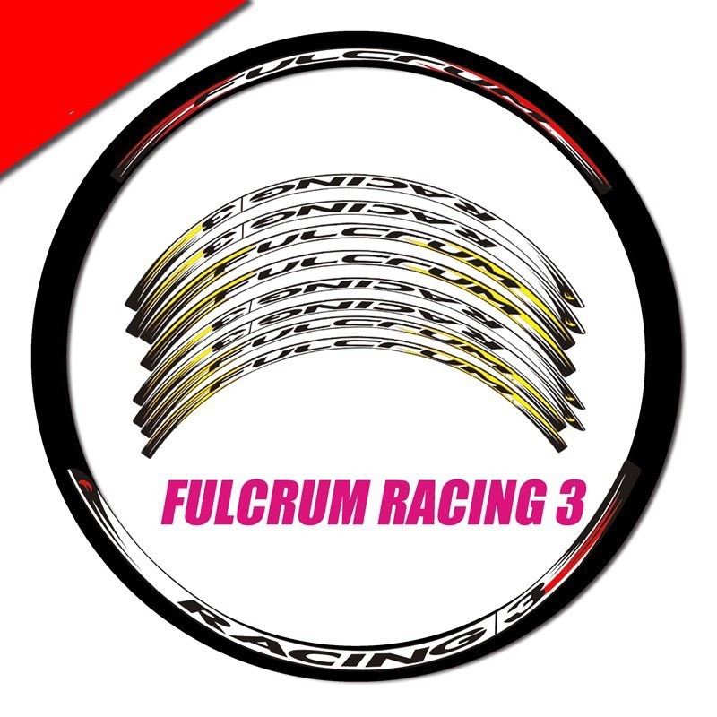 Fulcrum RACING สติกเกอร์ 3 ล้อ สําหรับจักรยานเสือหมอบ fulcrum racing3 ...