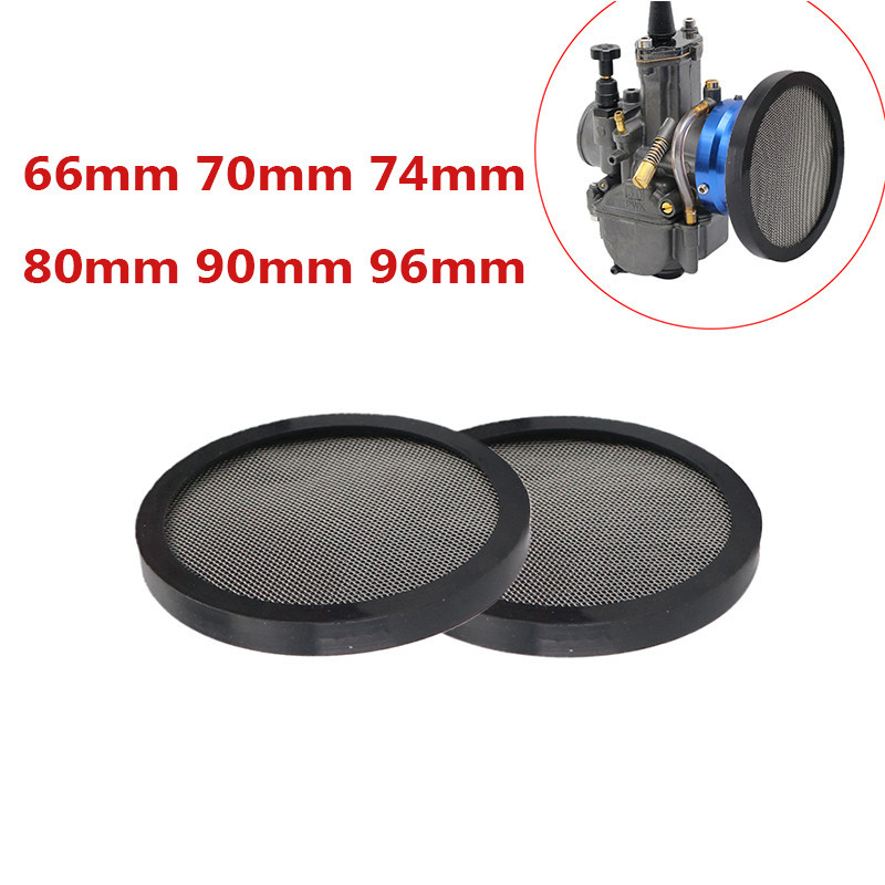 66/70/74/80/90/96mm Motorcycle Carburetor Air Filter Net Velocity Stack ...