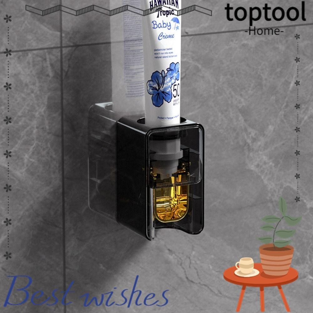 Toptool ที่วางแก้วน้ํา แปรงสีฟัน PET แบบติดผนังห้องน้ํา ไม่ต้องเจาะผนัง | Shopee Thailand