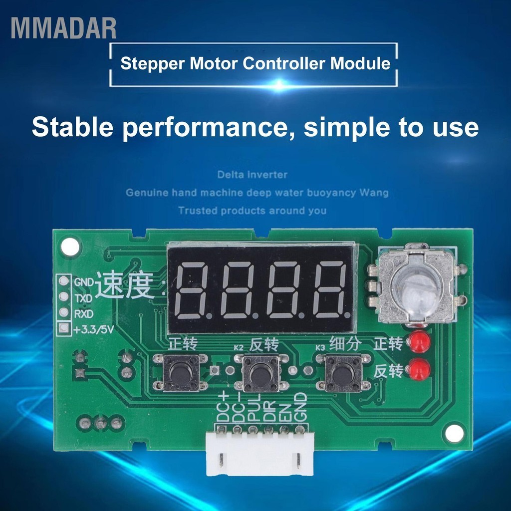 MMADAR Stepper Motor Controller Board โปรแกรมควบคุมความเร็ว Stepping ...
