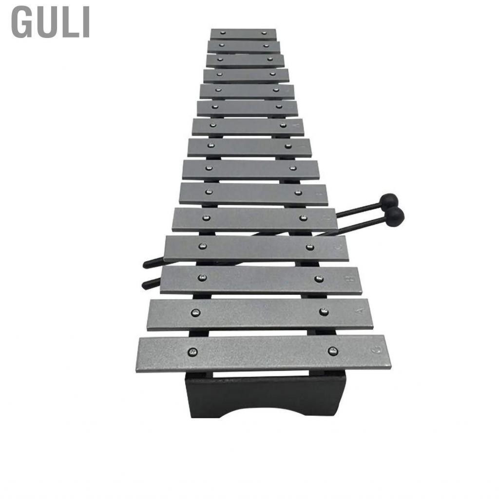 Guli Glockenspiel Kit 15 Tone Xylophone เครื่องเคาะอลูมิเนียมเพื่อการ ...