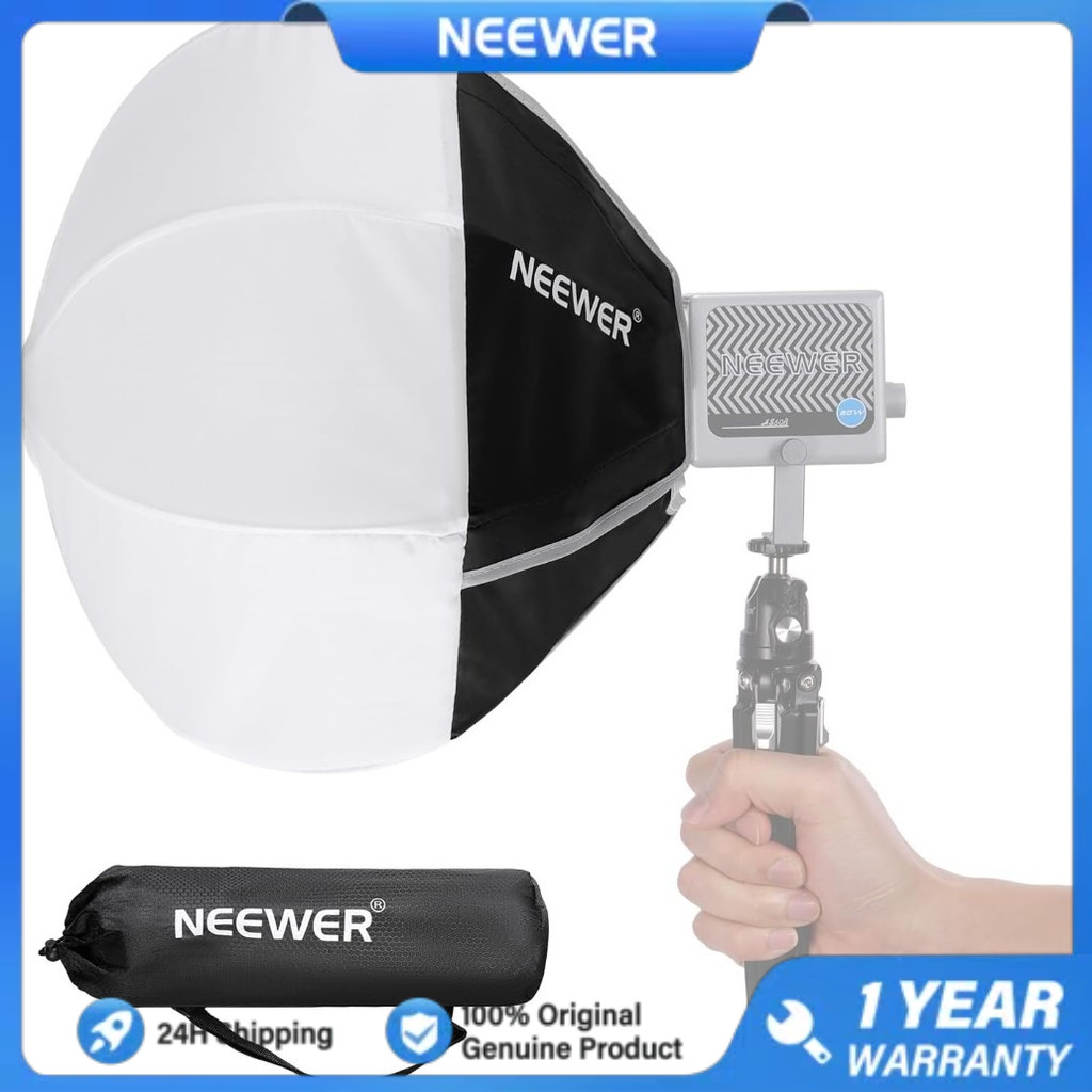 NEEWER 12 "/30 ซม.โคมไฟ Softbox สําหรับ HS60B LED Video Light พร้อม Diffuser/กระเป๋า, NS7L ...