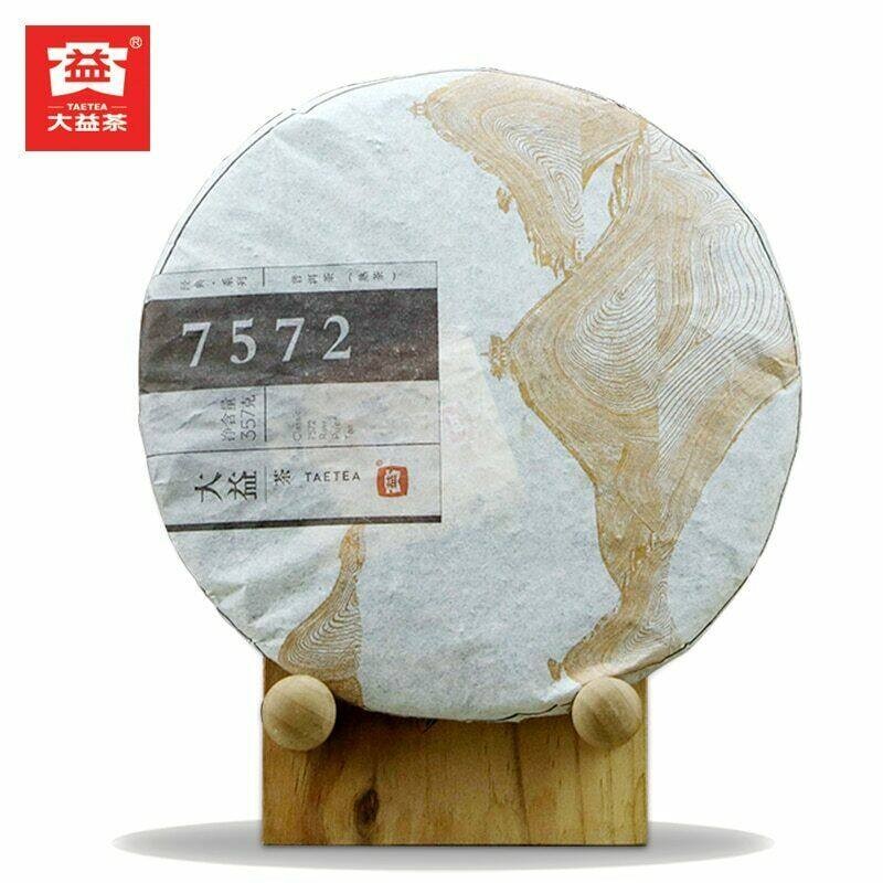 2014 TAETA Dayi 7572 Shu Puer จีน 100% ชา Puerh สุกแท้ 357g | Shopee Thailand