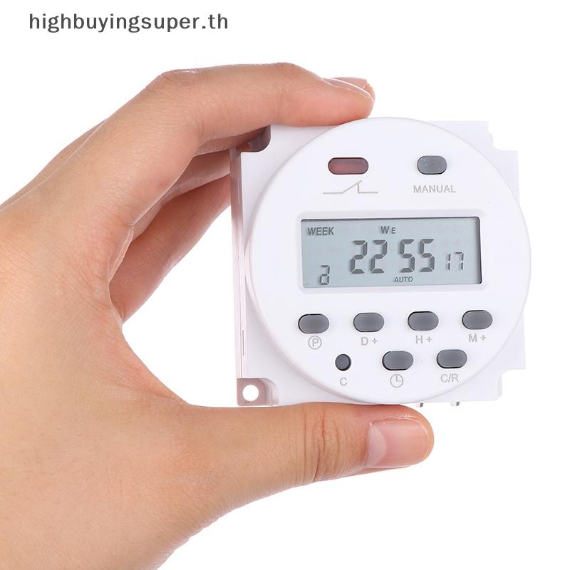 Hrth Digital timer DC /AC 12V 16A จอแสดงผล LCD โปรแกรมจับเวลาสวิตช์ OVP HRTH | Shopee Thailand