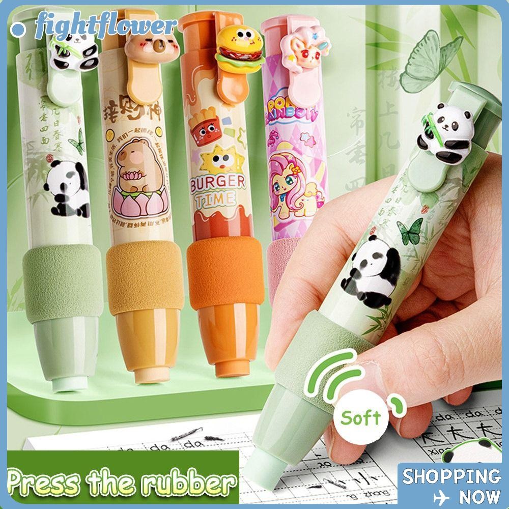 Fight Eraser Stick, ยางลบแกนเปลี่ยนได้แบบยืดหดได้, ลายการ์ตูน Capibara ...