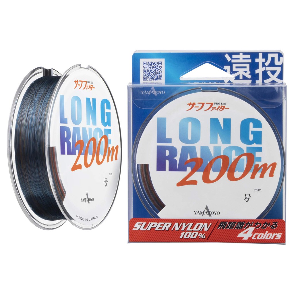 YAMATOYO Nylon Line Long Range 200m #3 12lb 4 Colors | Shopee Thailand