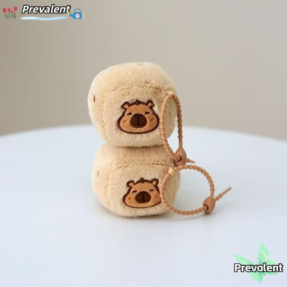 Preva Capybara ตุ๊กตาพวงกุญแจ,นุ่ม 7x7 ซม.จี้ตุ๊กตา,แบบพกพา Cube Shape ...