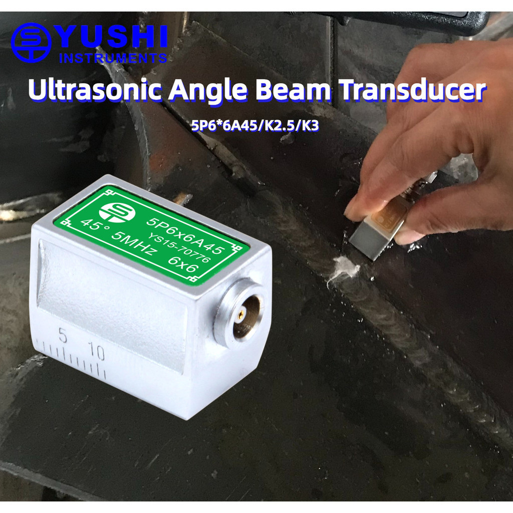 Yushi 5MHz 6*6 Ultrasonic Angle Beam Transducers สําหรับ Ultra Sonic ...