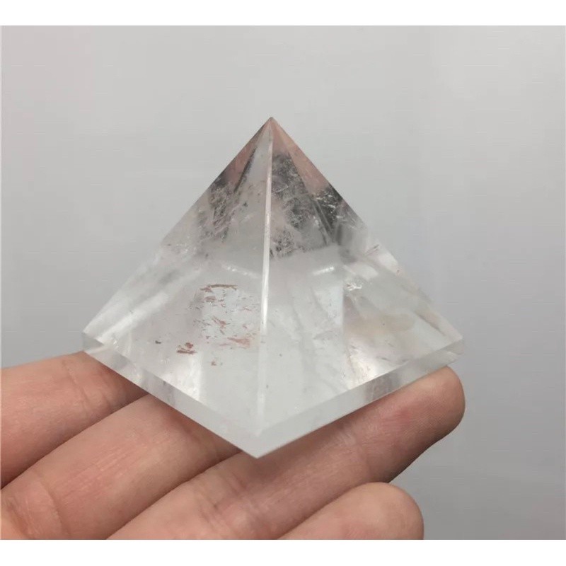 1 Pc Natural Crystal Clear Quartz Pyramid Quartz Healing Stone Chakra ...