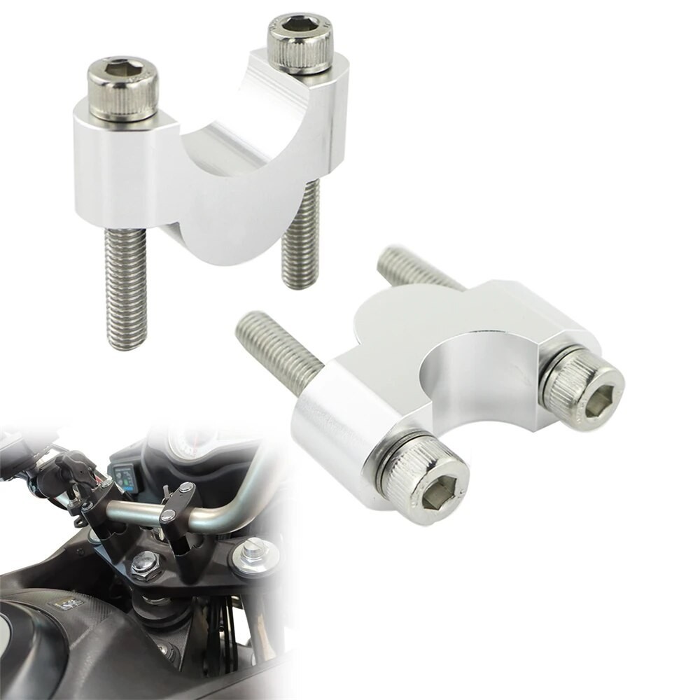 REA 28mm 1 1/8" Handlebar Risers Fat Bar Mount Riser Fit For Suzuki V ...