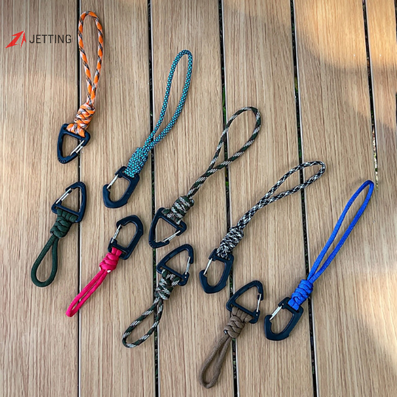 Jtth เชือกแขวนกุญแจ ป้องกันการสูญหาย ทรงสามเหลี่ยม สําหรับตั้งแคมป์ ...