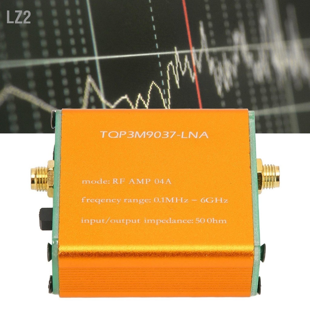 LZ2 0.1MHz-6GHz Full Band Low Noise Amplifier Professional 20dB HIGH GAIN LNA RF Power ...