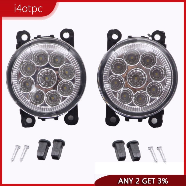 I4otpc ไฟตัดหมอก LED DRL 2 ชิ้น 1209177 อะไหล่เปลี่ยน สําหรับ Peugeot ...
