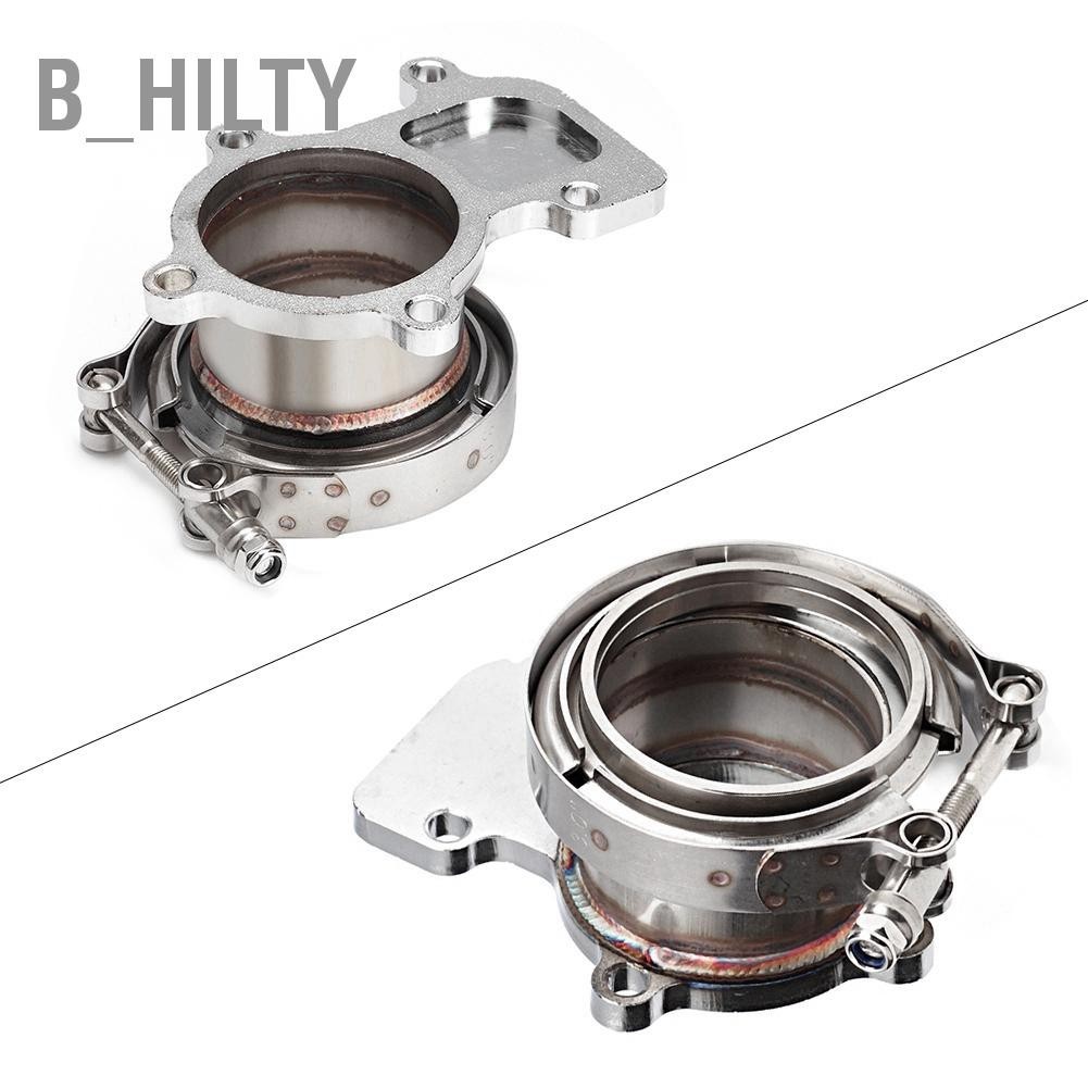 B_HILTY สแตนเลสสำหรับ Holset WH1C HX35 HX35W Downpipe Turbo หน้าแปลนถึง ...