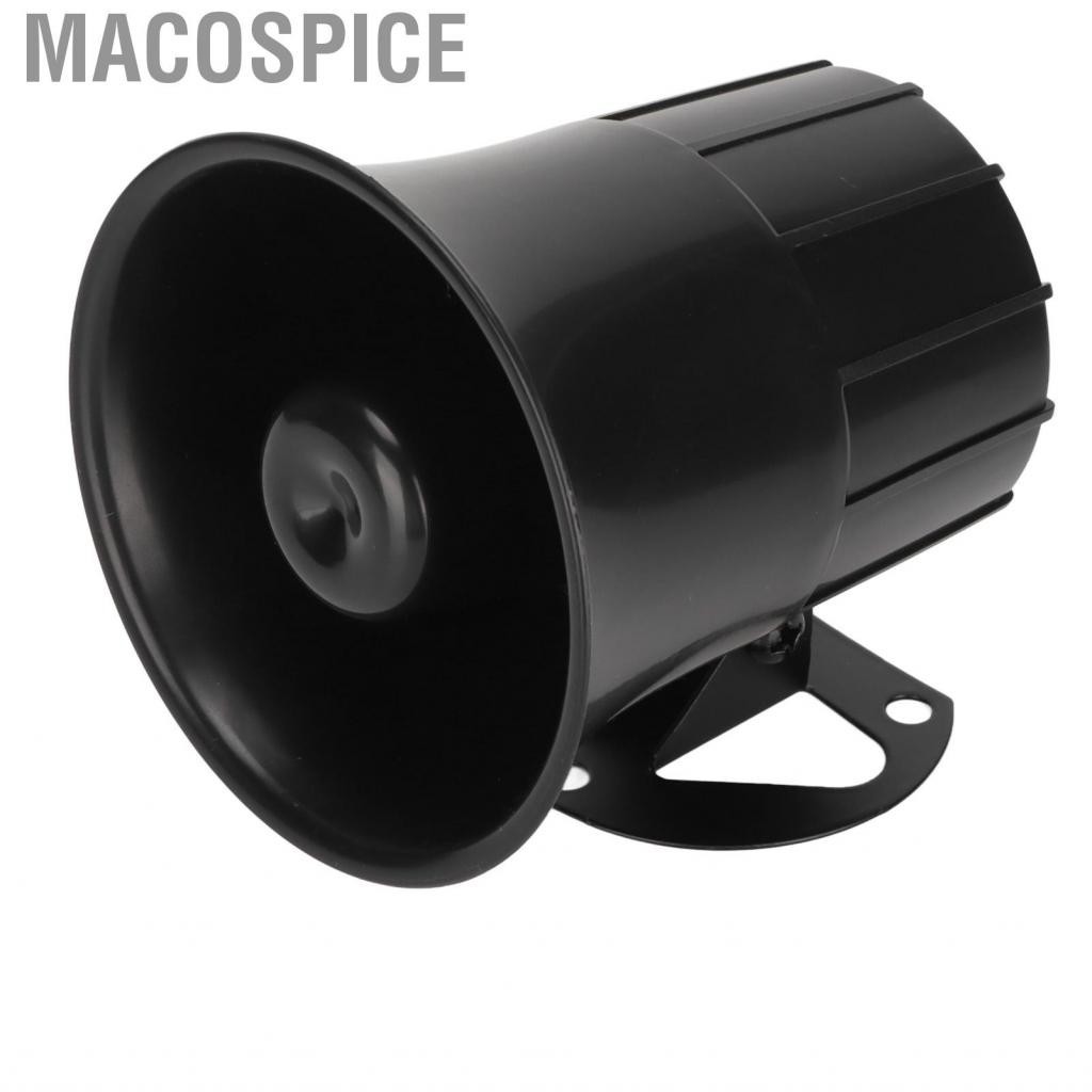 Macospice 15W High Decibel Siren Horn Wired Garden Burglar Alarm System ...