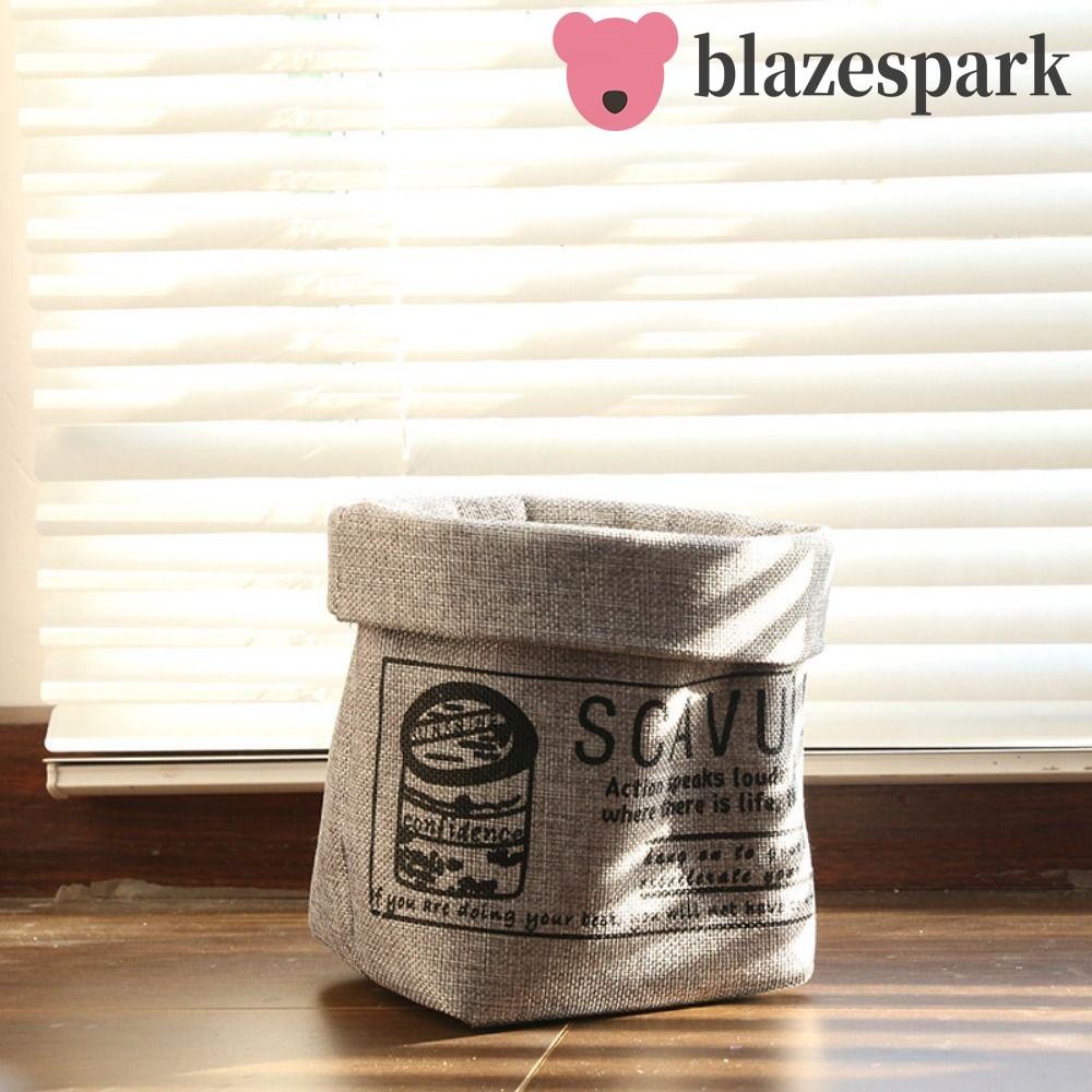 Blazespark พิมพ์ตะกร้าดอกไม้, สกปรก Nordic ผ้าดอกไม้หม้อ, อเนกประสงค์รูปแบบ Handmade Desktop ...