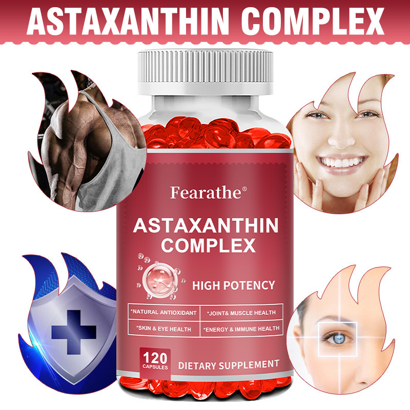 อาหารเสริม Fearathe Astaxanthin Complex รองรับผิว ข้อต่อ ตา และสุขภาพภูมิคุ้มกัน | Shopee Thailand