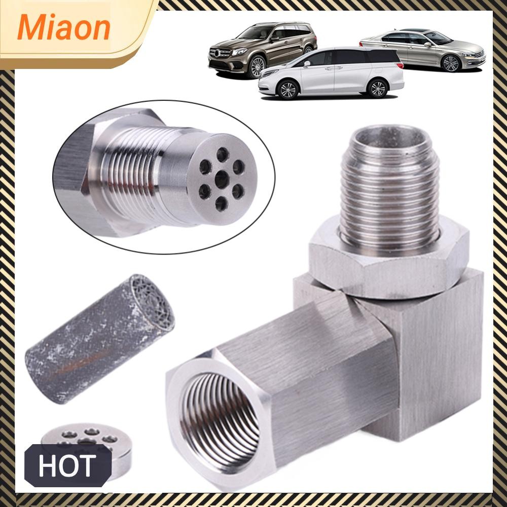 อะแดปเตอร์ Mini Catalyst O2 90 องศา P0420 P0430 O2 เซนเซอร์ออกซิเจน CEL ...