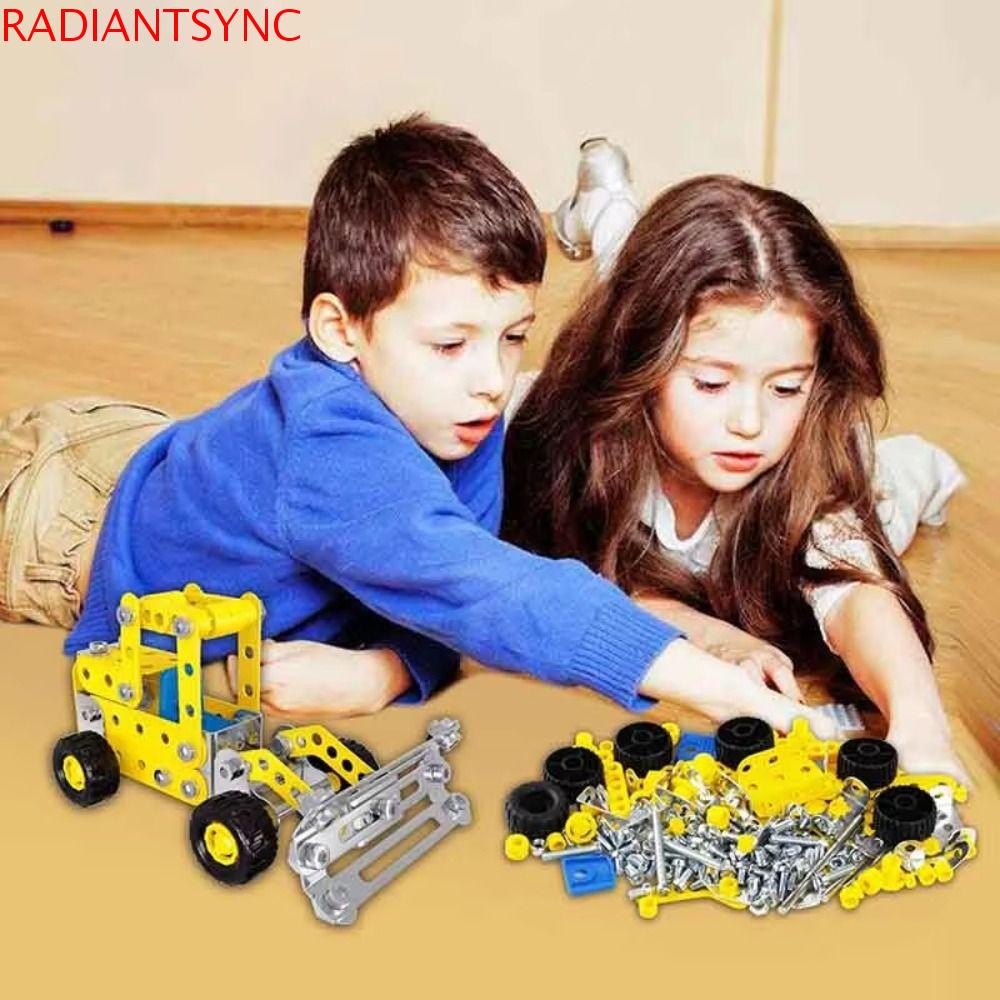 Radiantsync โลหะอาคารบล็อกประกอบของเล่น,โลหะจําลองโลหะประกอบรุ่น,ปริศนา High-tech Series DIY ...