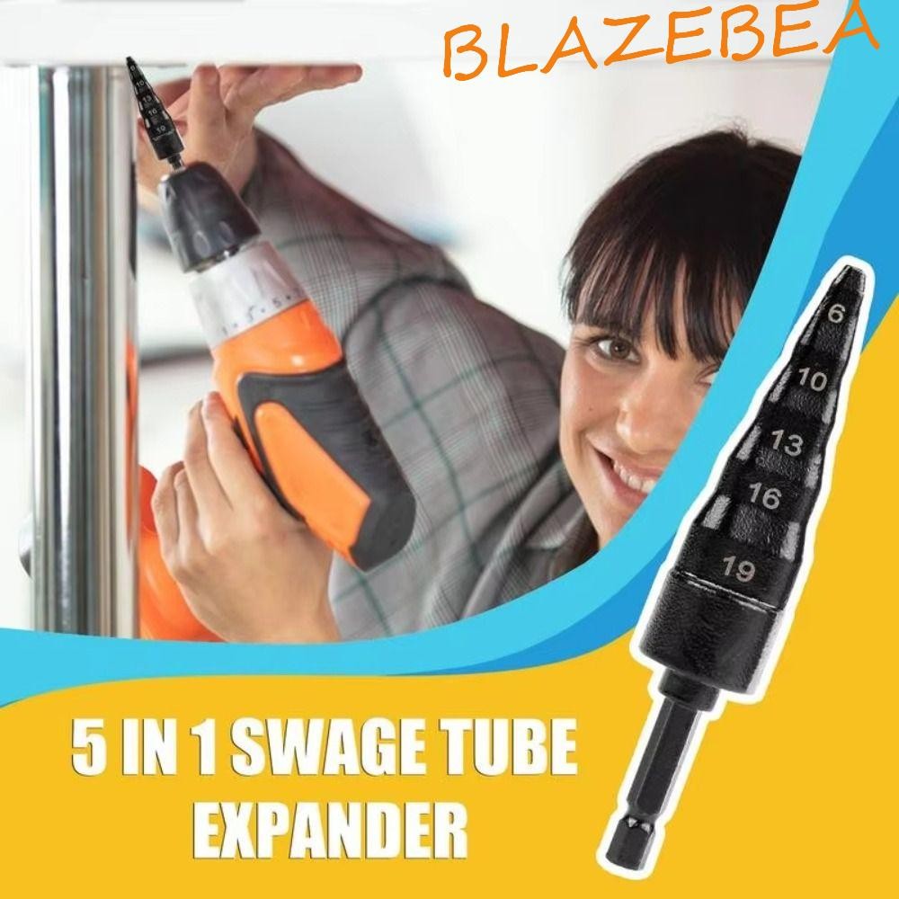 Blazebea 2 ชิ้นท่อทองแดง Expander, Antirust เมตริก 5 ใน 1 Swaging เจาะบิต,คุณภาพสูงหกเหลี่ยมจับ ...