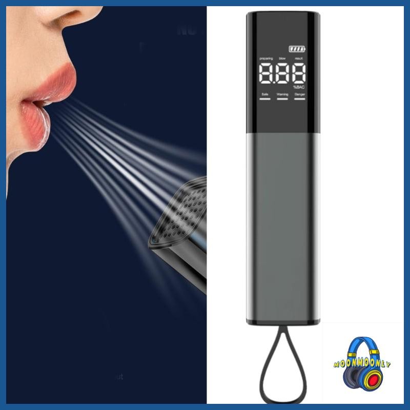 Moon LCD เครื่องวัดความเข้มข้นของลมหายใจในครัวเรือนของแอลกอฮอล์ในลม ...