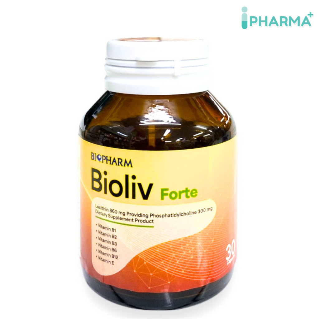 BIOPHARM Bioliv Forte ไบโอลีฟ ฟอร์ท 30 แคปซูล [IP] | Shopee Thailand
