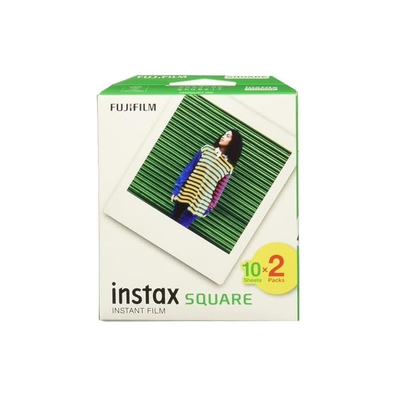 FUJIFILM SQUARE FORMAT FILM 20 sheets instax SQUARE INSTAX SQUARE WW 2 ...