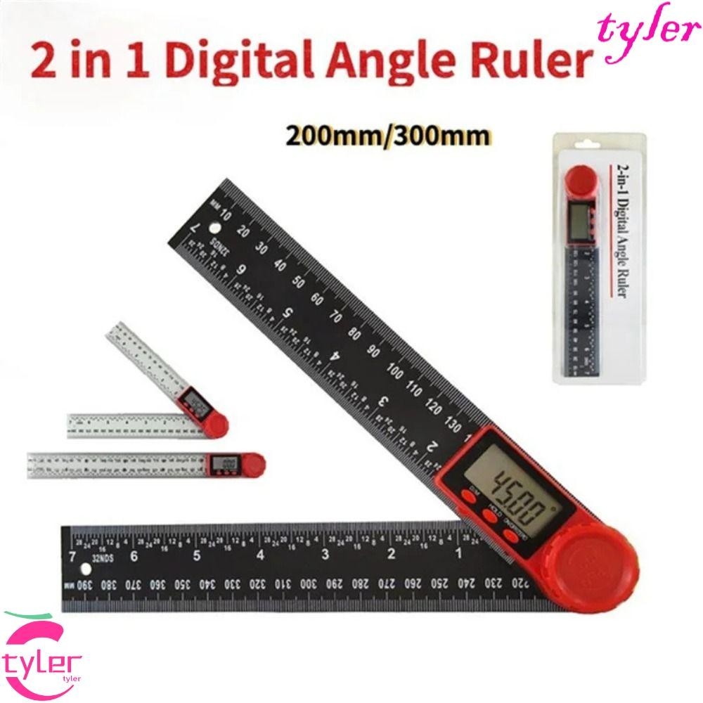 Tyler ไม้บรรทัดวัดมุมดิจิทัล 360 องศา 2-in-1 200 300 มม. อเนกประสงค์ ...