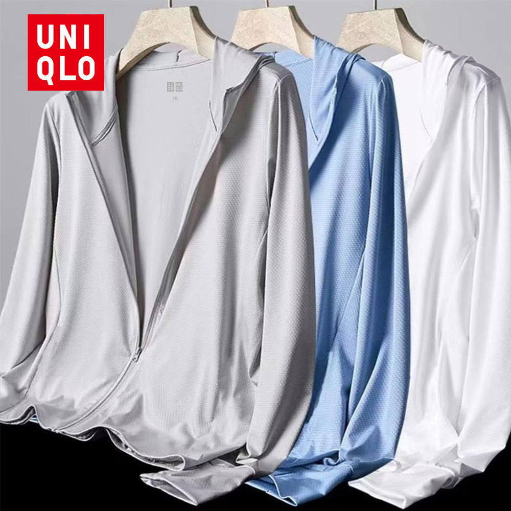 UNIQLO เสื้อแจ็กเก็ต เสื้อกีฬาบาสเก็ตบอล ป้องกันแดด UPF50+ ระบายอากาศได้ดี แห้งเร็ว คุณภาพสูง ...