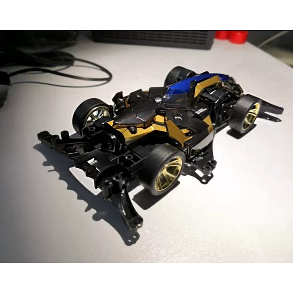 โมเดลรถเหล็ก รถทามิย่า Mach Frame Black Special สวยมาก Mini 4WD Let's ...