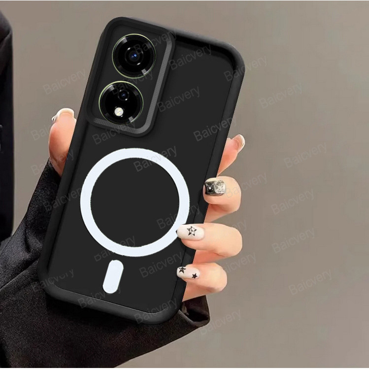 เคสโทรศัพท์ ITEL P55 5G P661N พร้อมสติกเกอร์ชาร์จไร้สาย แบบแม่เหล็ก ฝา ...