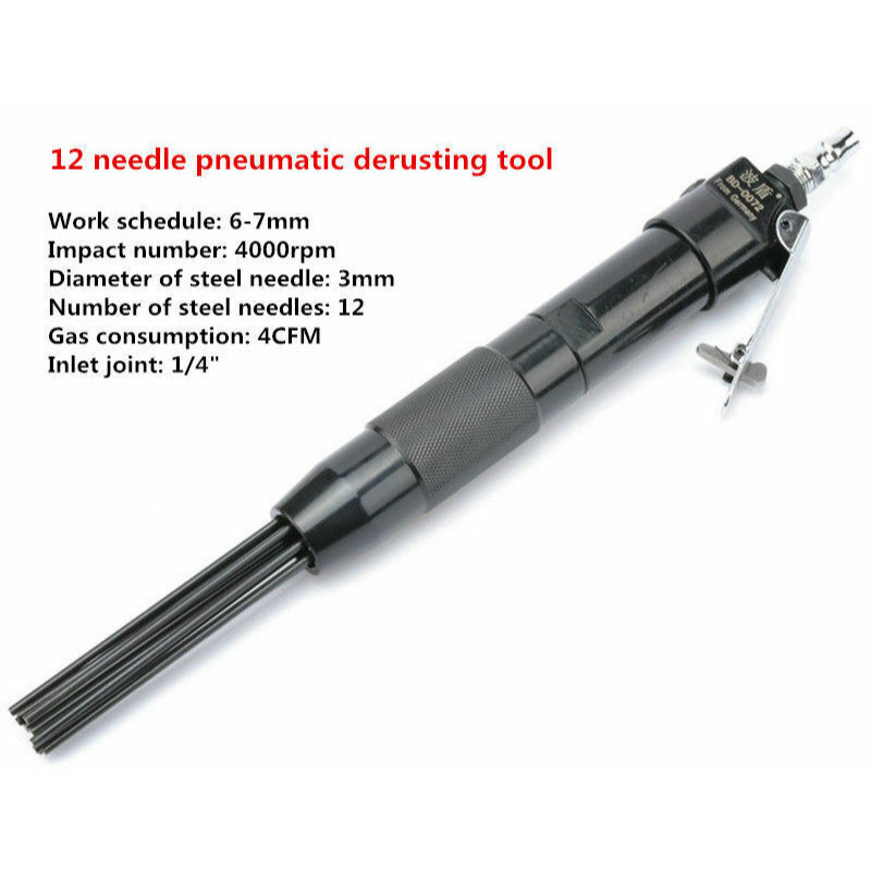 Pneumatic Derusting tool Air rust remover slag cleaner descaling ...