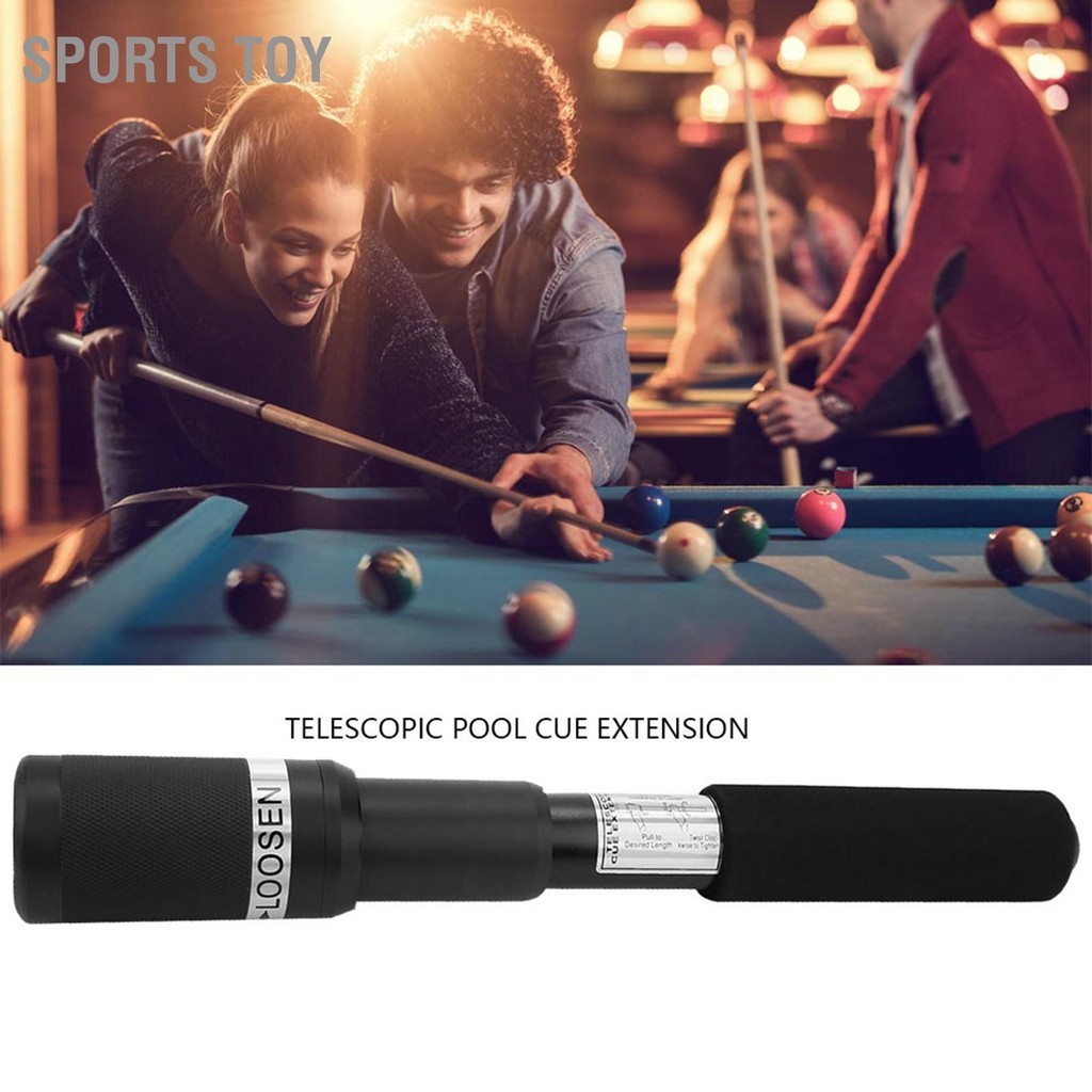 Sports Toy Nine ball Club Telescopic Pool Cue Extension อุปกรณ์เสริม ...