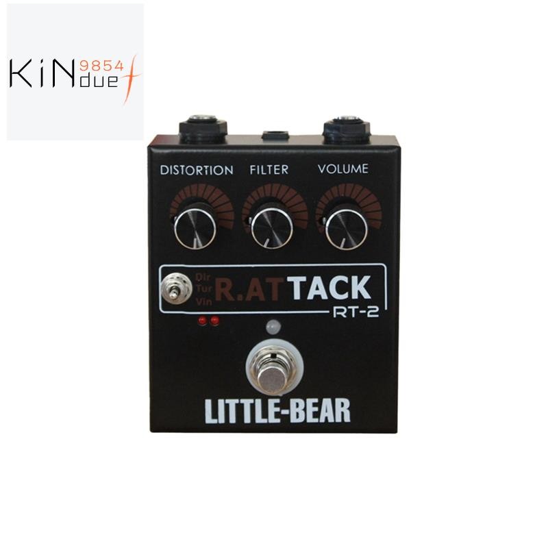 เอฟเฟกต์โมโนบล็อก 3 สปีด Fuzzy Pedal LED RAT เอฟเฟกต์ความสะดวกสบายมัลติ ...