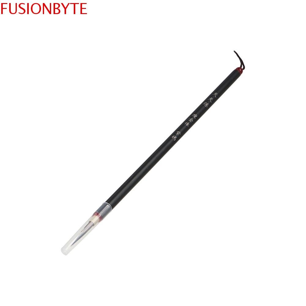 Fusionbyte Hook Line Fine Paint Brush Wolf Hair ภาพวาดแบบดั้งเดิมฝึก Crisperding นักเรียนศิลปิน ...