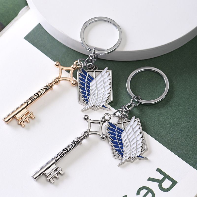 Attack on Titan พวงกุญแจ สินค้าแอนิเมชั่นสองมิติ Levi Key จี้ Freedom ...