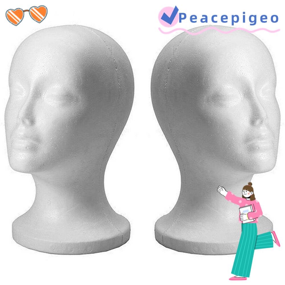 Peacepigeo โฟม Mannequin แว่นตาแบบพกพาหมวก Dummy วิกผมหญิง | Shopee Thailand