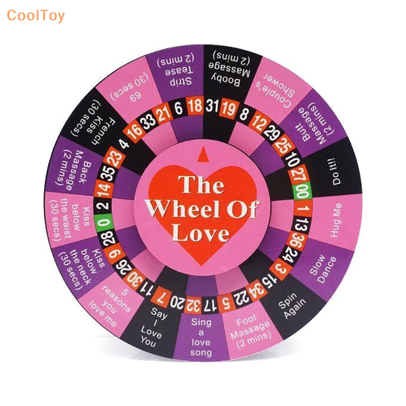 Cooltoy Wheel of Love Wheel of Fortune ชุดของขวัญเกมกระดาน แบบพกพา ...